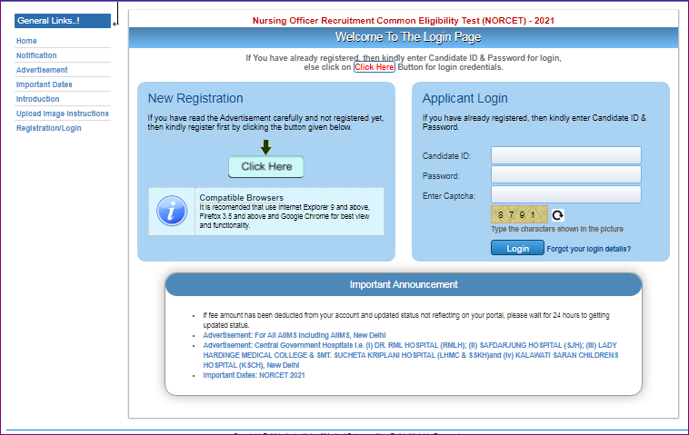 AIIMS Norcet Application Form 2021: Www.aiims.ac.in Recruitment 2021 ...