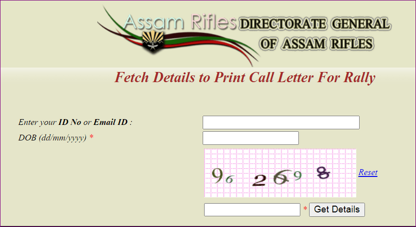 Assam Rifles Admit Card 2021:(OUT) Direct Link Rifleman Check Now