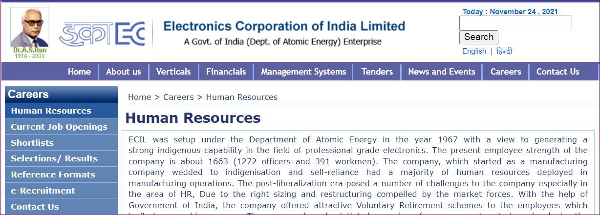 ECIL Recruitment 2021- For 21 Post Apply Check Now