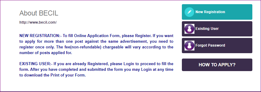 BECIL Various Post Online Form 2021: 5वीं,10वीं Apply Online For 55 MTS ...