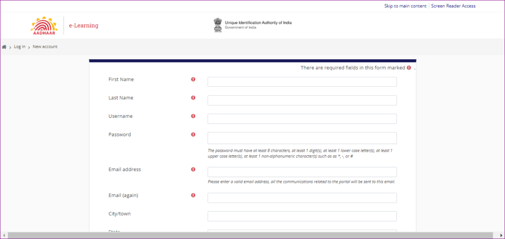 Uidai New E Learning Certificate (UIDAI New Portal): आधार कार्ड न्यू ...