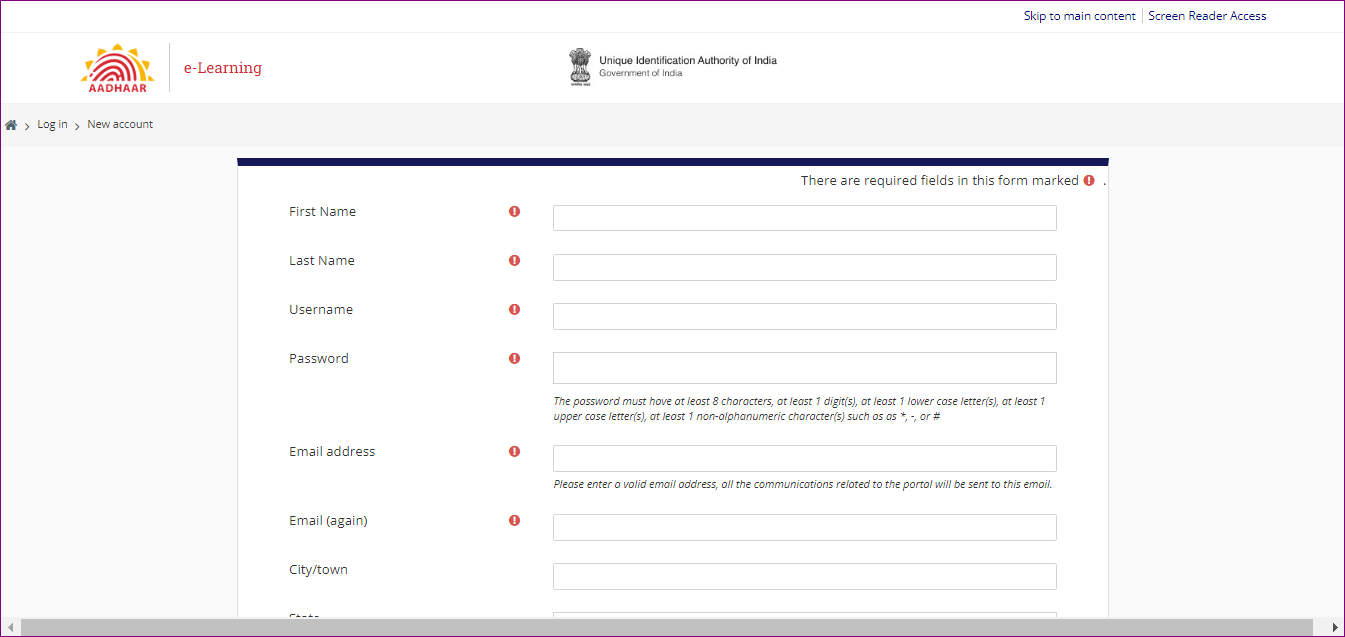 Uidai New E Learning Certificate (UIDAI New Portal): आधार कार्ड न्यू ...