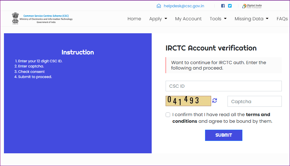 CSC IRCTC New Portal: What Is CSC Irctc New Portal Link , Book Train ...