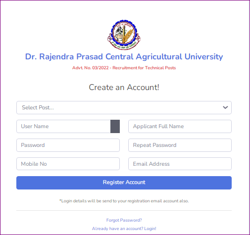 RPCAU Recruitment 2022: Apply Online For Latest RPCAU Job Vacancies ...