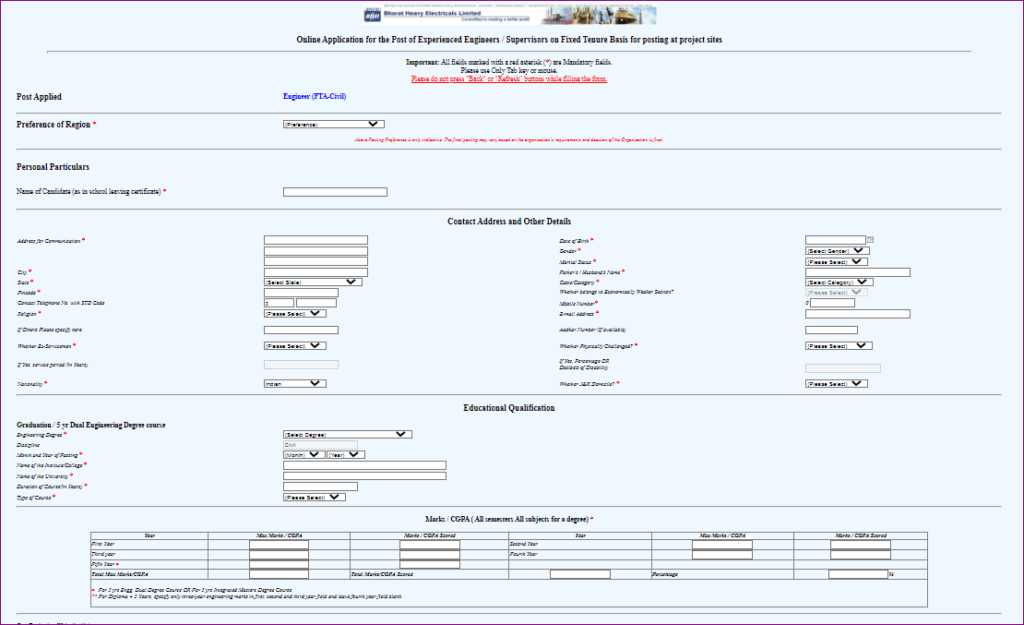 BHEL Recruitment 2022: Check Job Eligibilities, Pay Scale, Age Limit ...