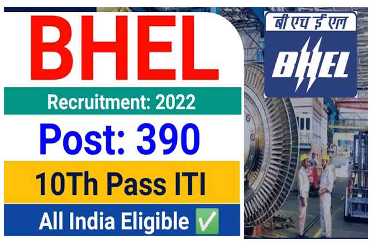 BHEL Apprentice Recruitment 2022 - Apprentice Jobs, Online Form