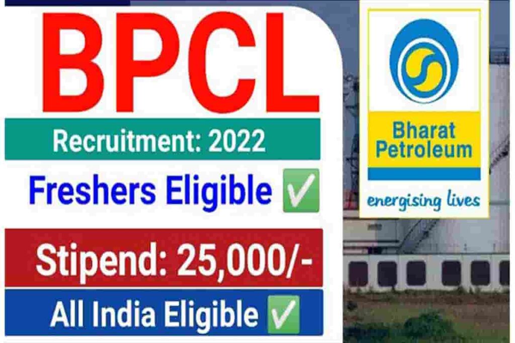BPCL Apprentice Recruitment 2022, Apply Online For 102 Vacancies