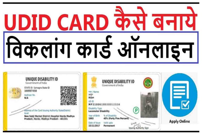 UDID Card Registration Online | UDID CARD ONLINE - स्वावलंबन कार्ड ...