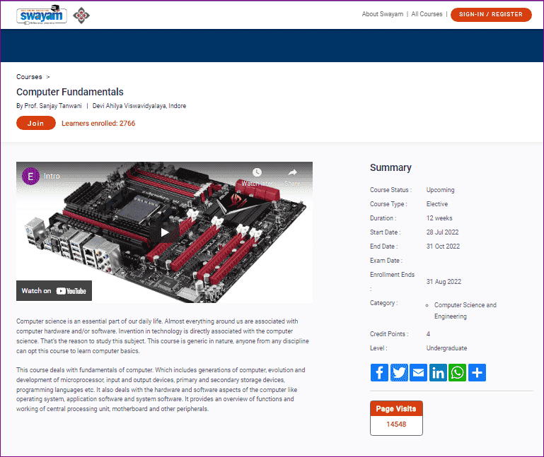 Free Computer Certificate Courses By Government - सरकार द्वारा मुफ्त ...