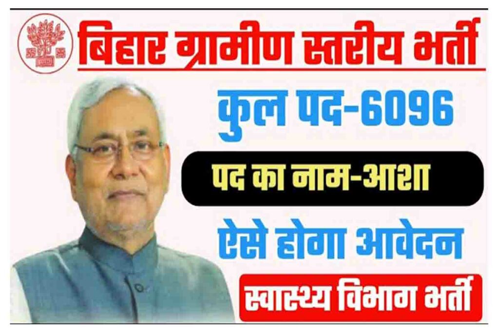 Bihar Rural Level Recruitment 2022: बिहार ग्रामीण स्तरीय एवं स्वास्थ्य ...