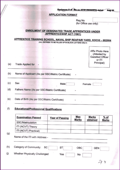 Indian Navy ITI Recruitment 2022 Notification For 230 Posts, Full ...