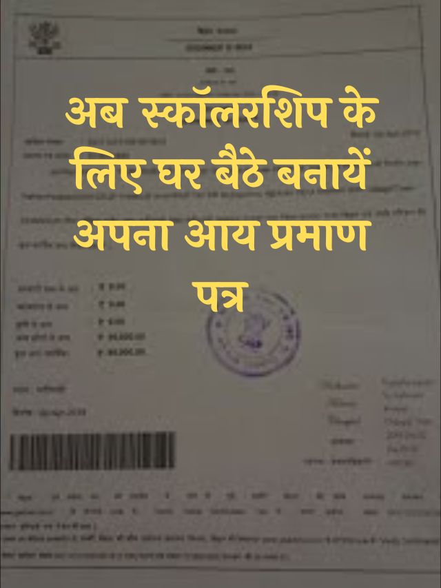 How To Make Income Certificate For Scholarship