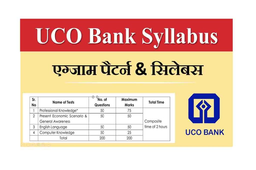 UCO Bank Security Officer Syllabus 2022 - Exam Pattern And Category ...