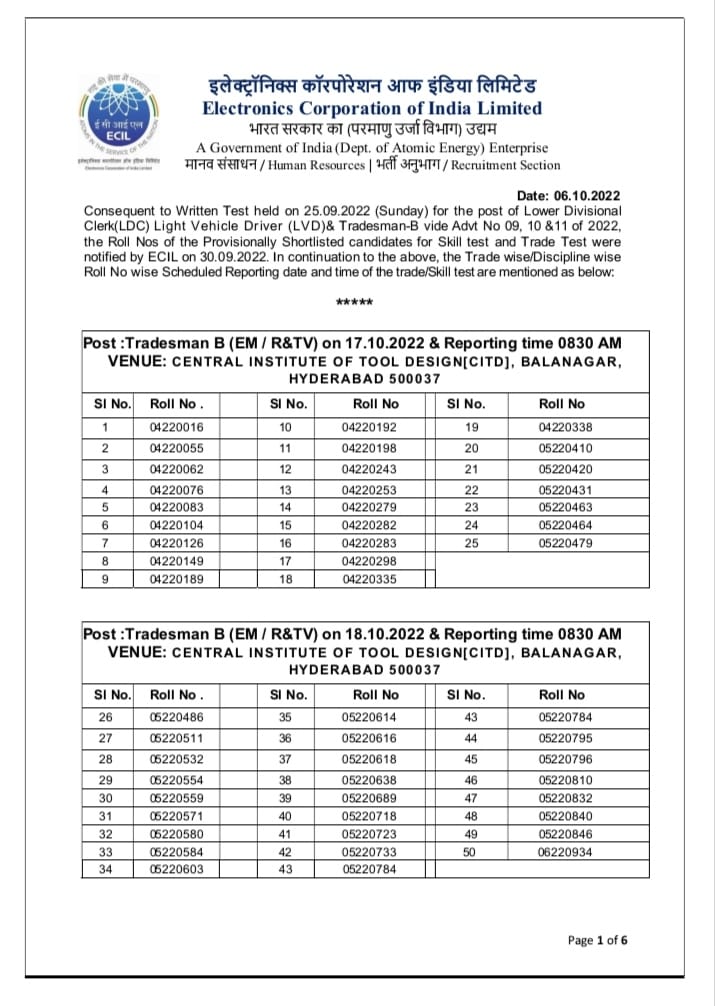 ECIL Admit Card 2022 (Out) Direct Link - How To Download & Check @ecil ...