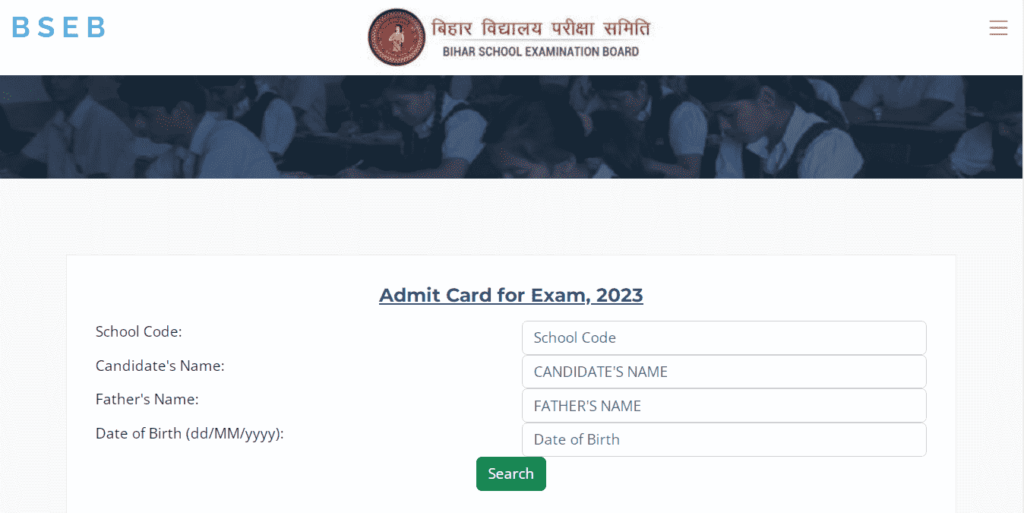Bihar Board 10th Dummy Admit Card 2024 Download Link Out, Correction ...