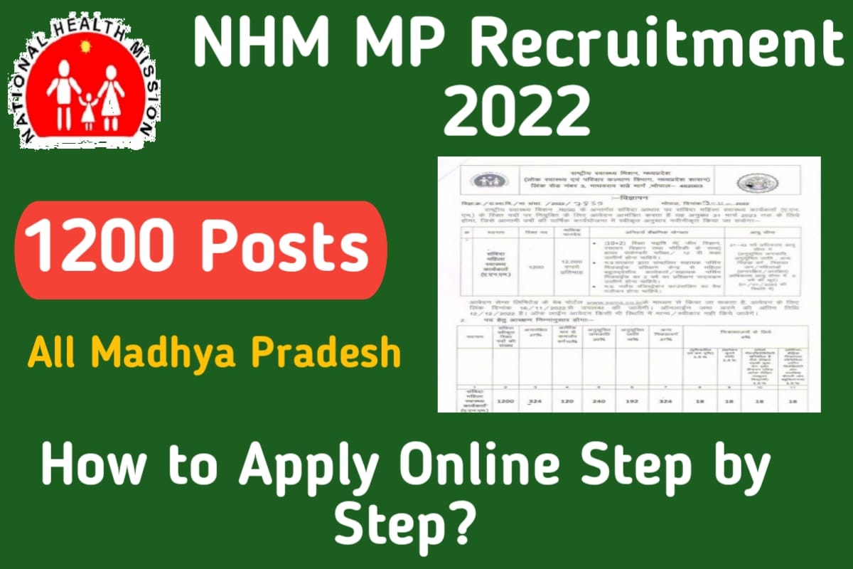 NHM MP Recruitment 2022 ;Apply Online For Various Posts