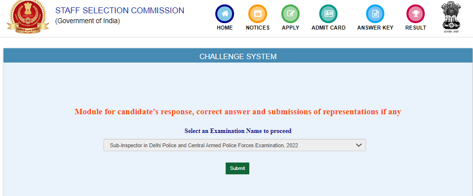 SSC CPO Answer Key 2022 Released For Tier-1, Direct Download Link