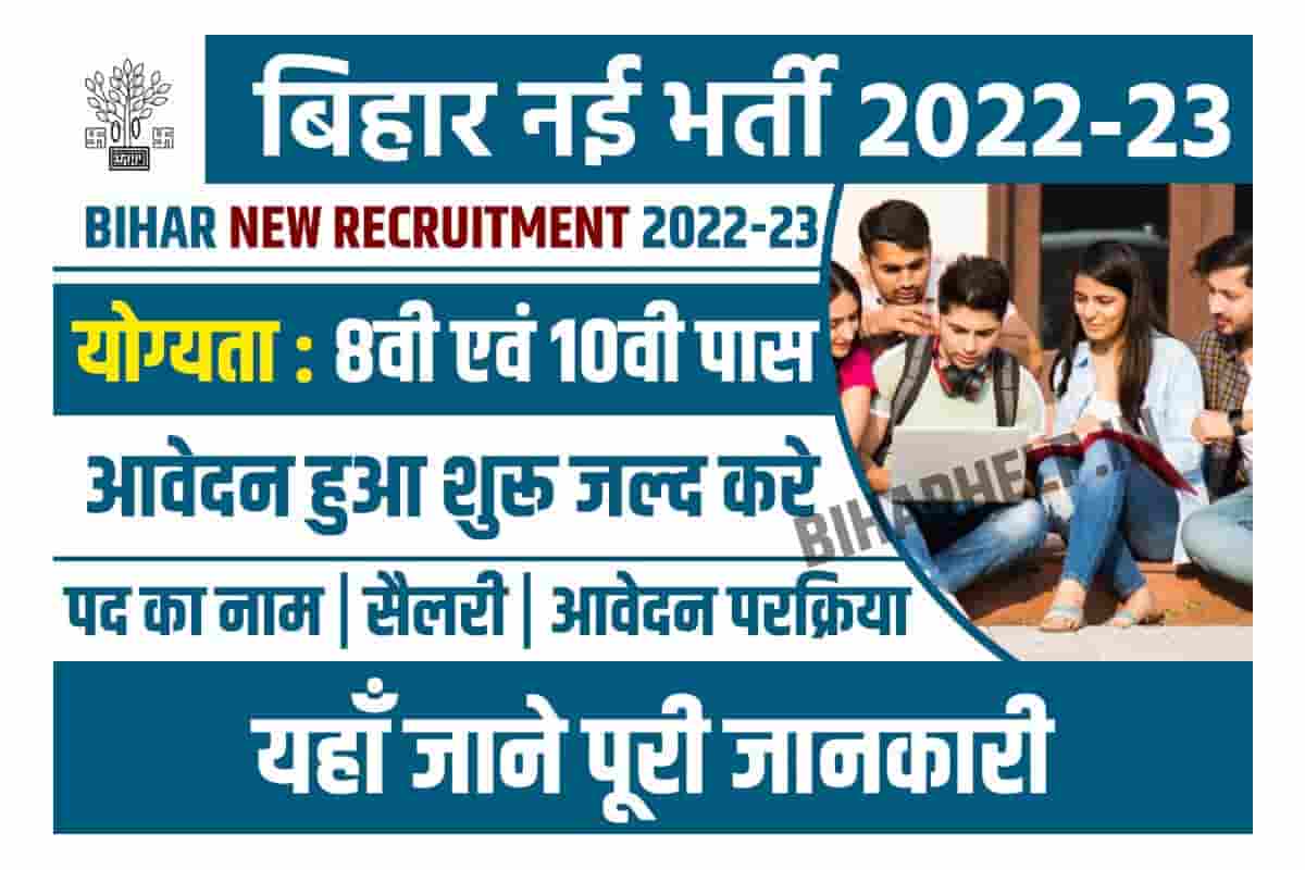 Bihar Jila Bal Sanrakshan Ikai Vacancy 2023: जिला बाल संरक्षण इकाई ...