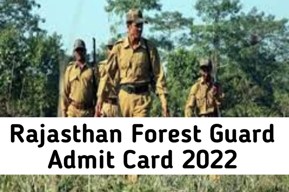 RSMSSB Forest Guard Admit Card 2022 Forester To Be Released On Rsmssb ...
