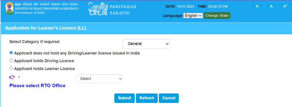 Learner Driving Licence Apply Online: अब खुद से काटे अपना लर्नर ...