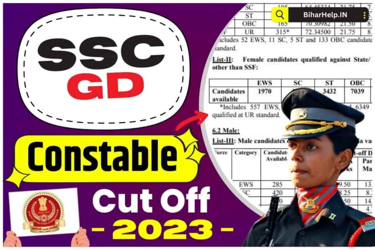 SSC Constable GD Cut Off 2024: Previous Year Cut Off, Category Wise ...