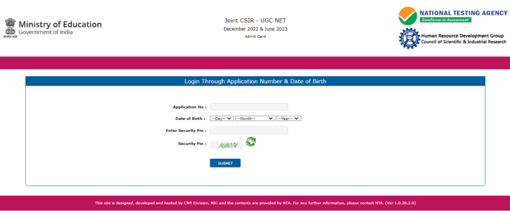 CSIR NET Admit Card 2023: NTA ने Joint CSIR-UGC NET 2023 का एडमिट कार्ड ...