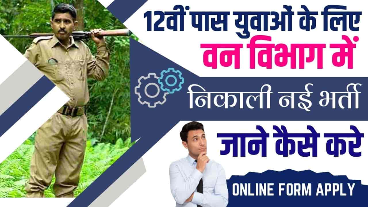 Forest Department Recruitment 2023: वन विभाग ने 12वीं पास युवाओं के लिए ...