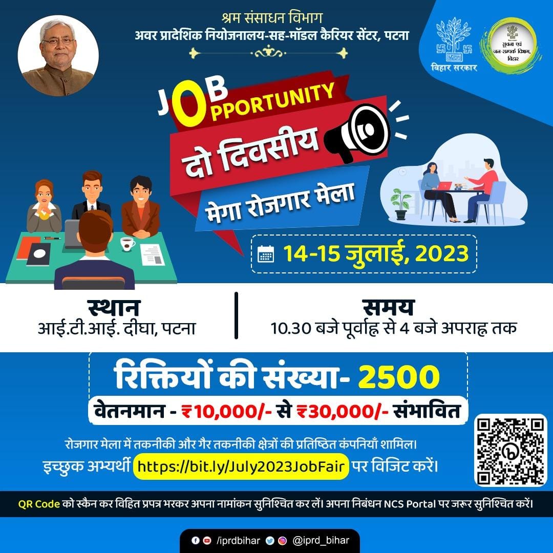 Bihar Rojgar Mela 2023 | दो दिवसीय मेला का आयोजन, बिहार के बेरोजगार ...