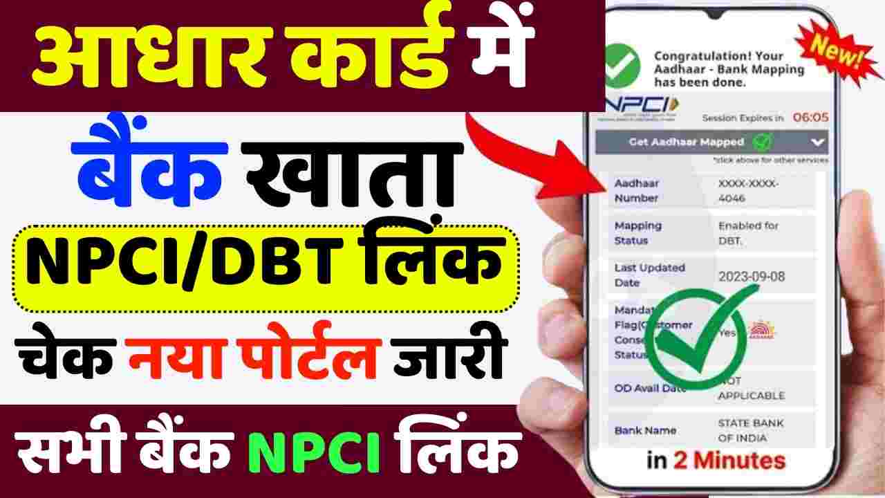 DBT / NPCI Bank Account Mapping Check 2023: अब सीधे NPCI Portal से चेक ...