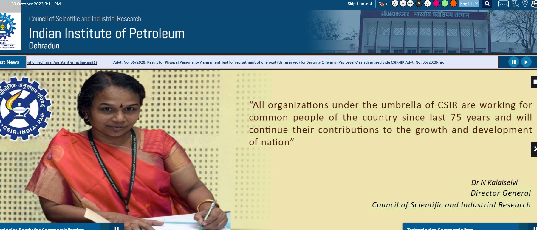 CSIR IIP Recruitment 2023 Apply Online For 51 Technical Assistant ...