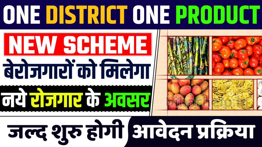 One District One Product Scheme: बेरोजगारों को मिलेगें रोजगार के नये व ...