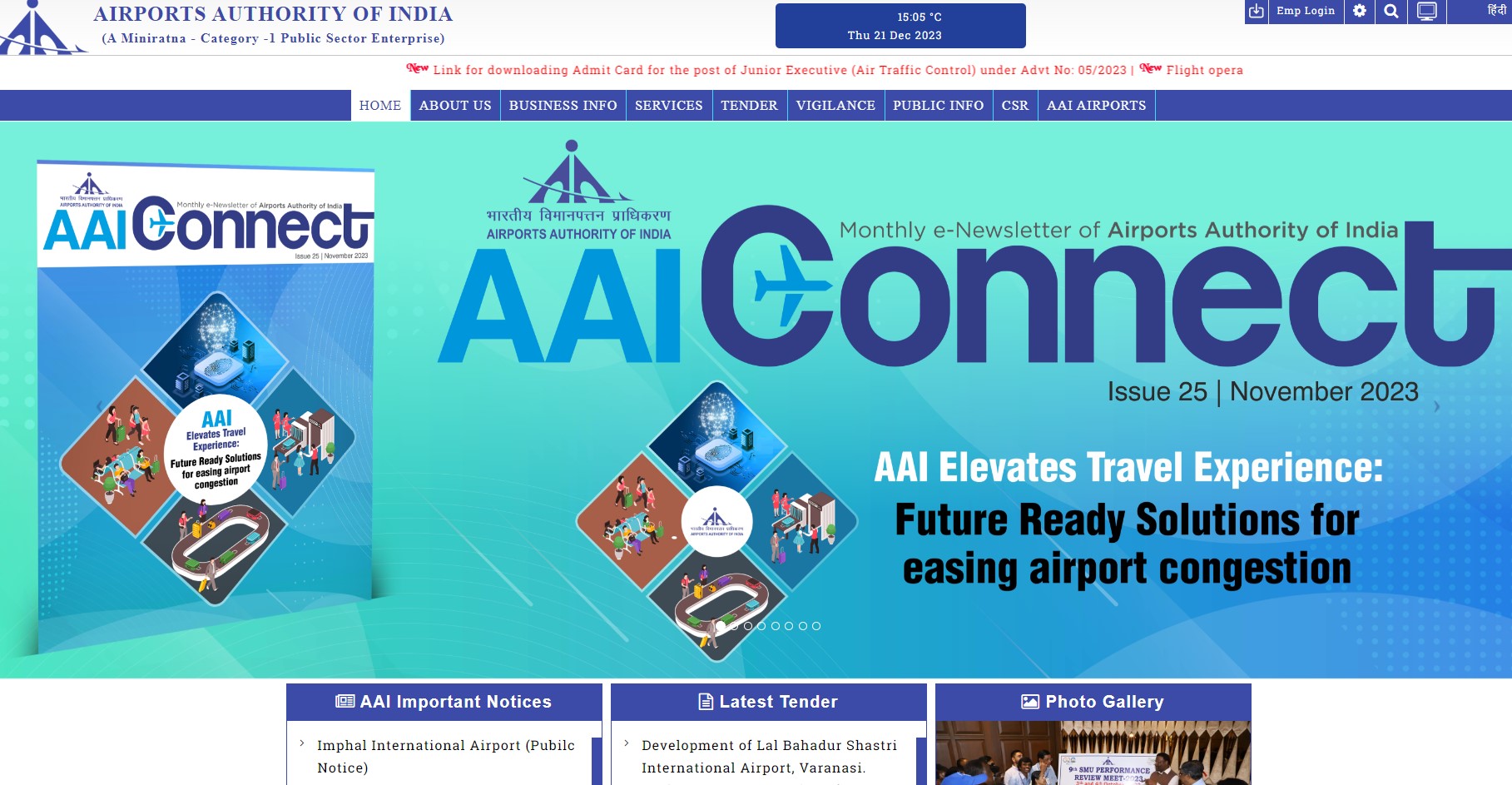 AAI Recruitment 2023 Apply Online For 119 Senior And Junior Assistant Post