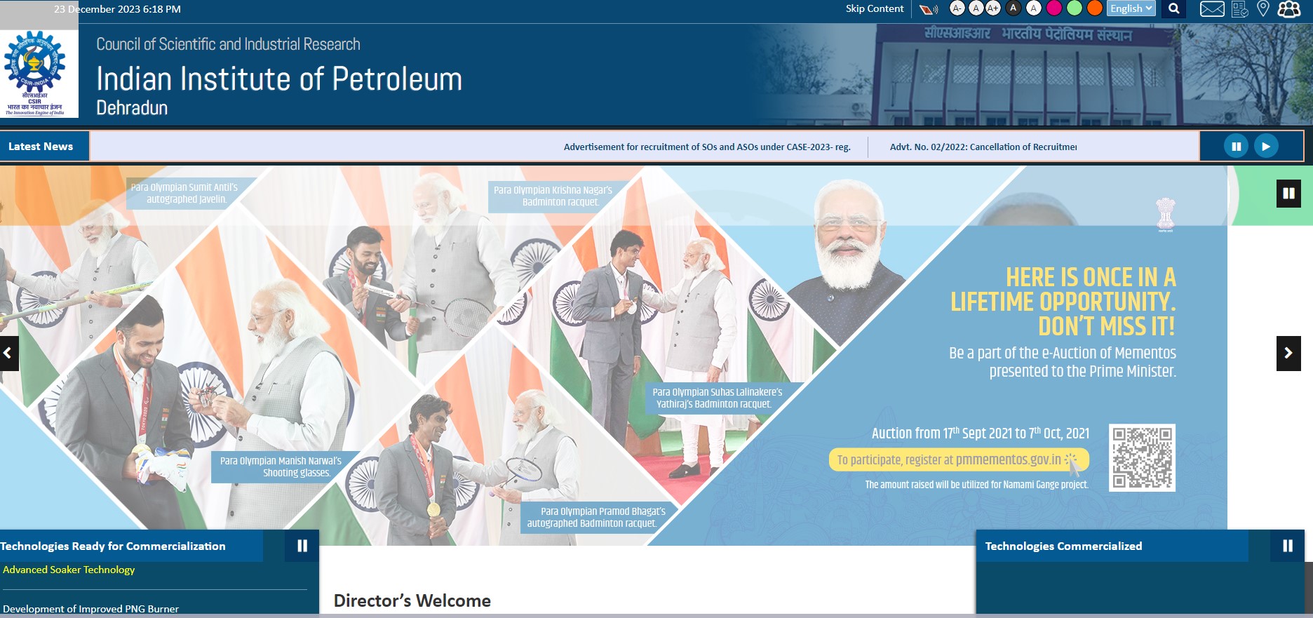 CSIR IIP Recruitment 2023 Walk In Interview For 20 Laboratory Assistant And Other Posts