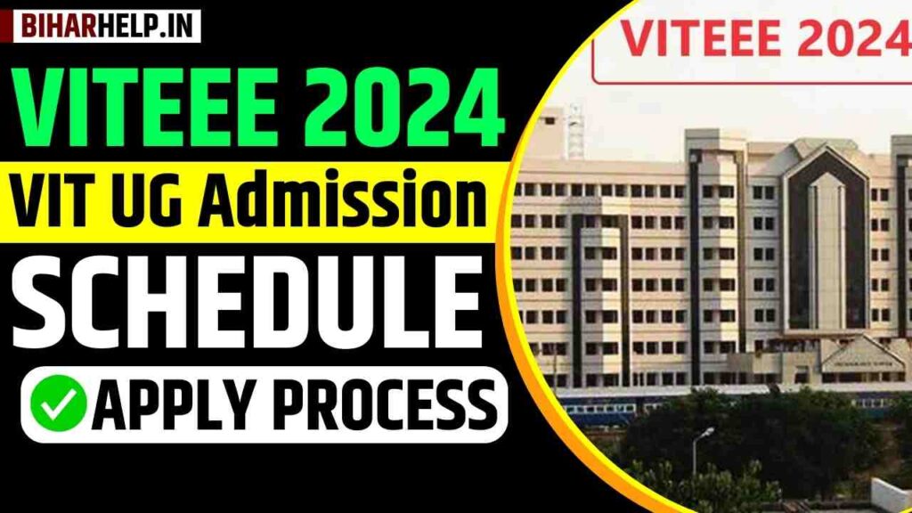 VITEEE 2024 | VIT UG Admission, Registration (Ongoing), Schedule ...