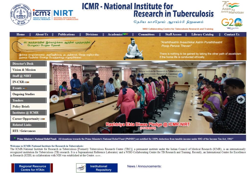 ICMR NIRT Chennai Recruitment 2024 Apply For 32 X-Ray Technician Post
