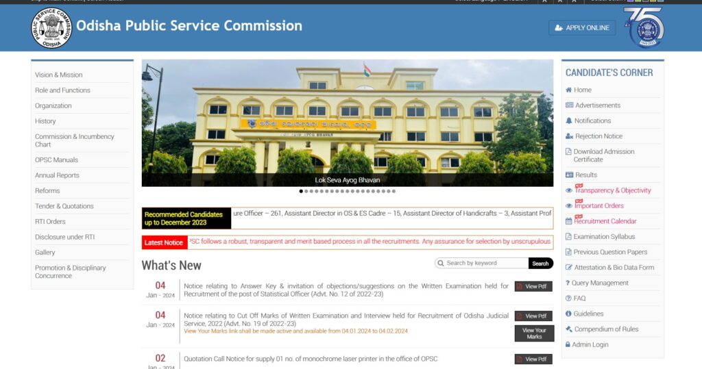 OPSC PGT Vacancy 2024 Apply Online For 1375 Vacancies