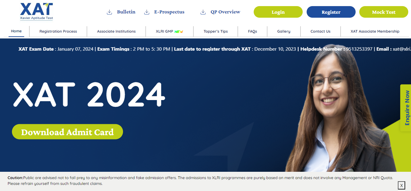 XAT 2025 Apply Online Now - XLRI XAT Registration (Started), Check ...
