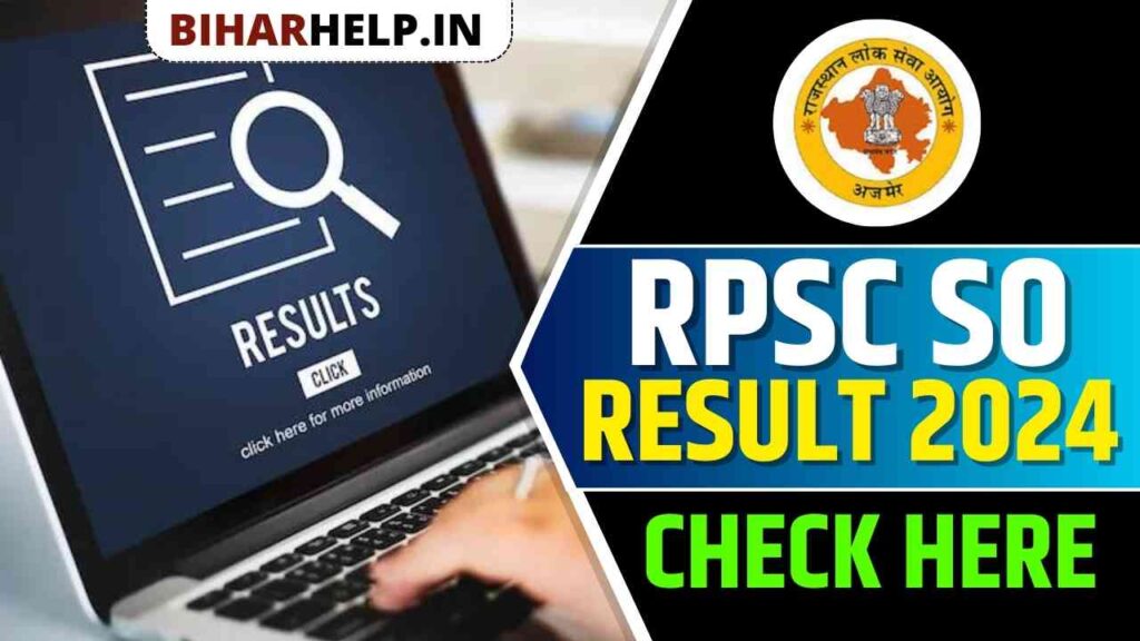 RPSC SO Result 2024 - Check Statistical Officer Exam Results, Download ...