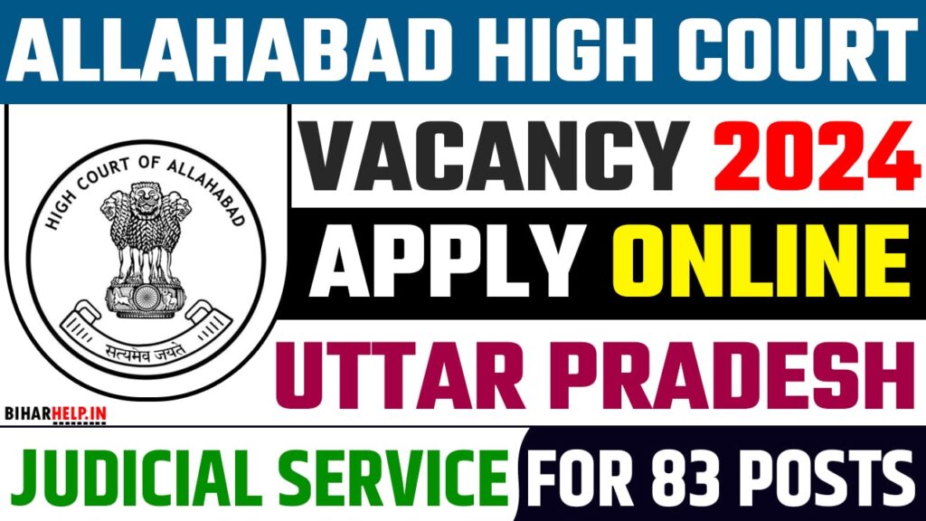 Allahabad High Court Vacancy 2024 Apply Online For Uttar Pradesh Higher ...