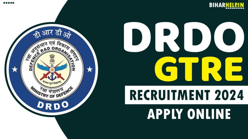 DRDO GTRE Recruitment 2024 Apply Online For 150 Apprentice Vacancies