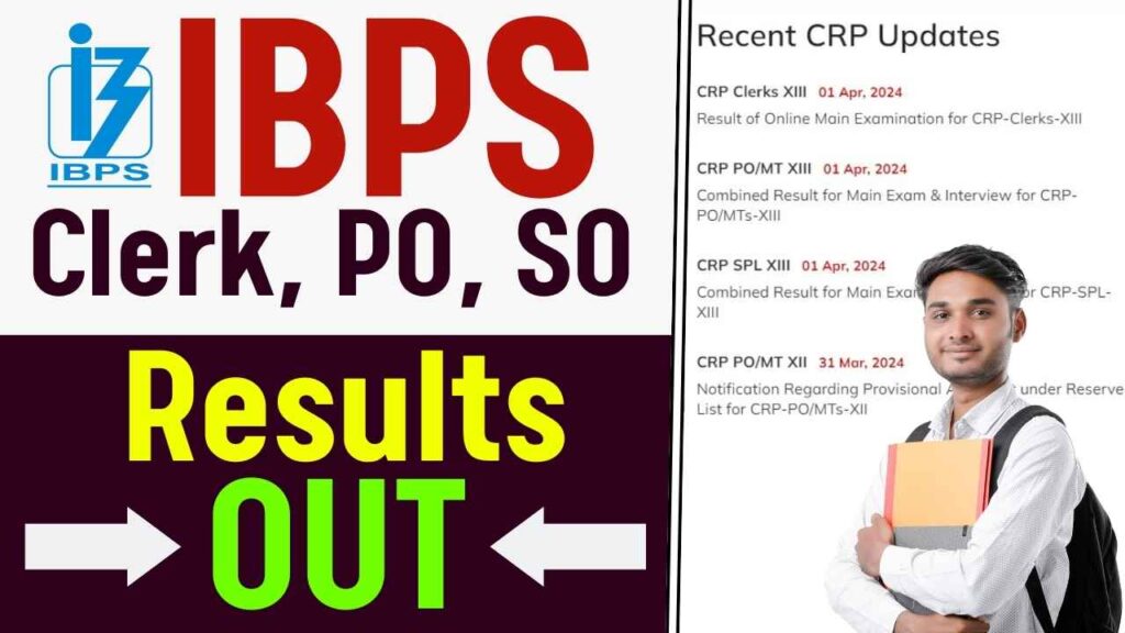 IBPS Result 2024 Out - Download Clerk, PO, SO Final Result Here