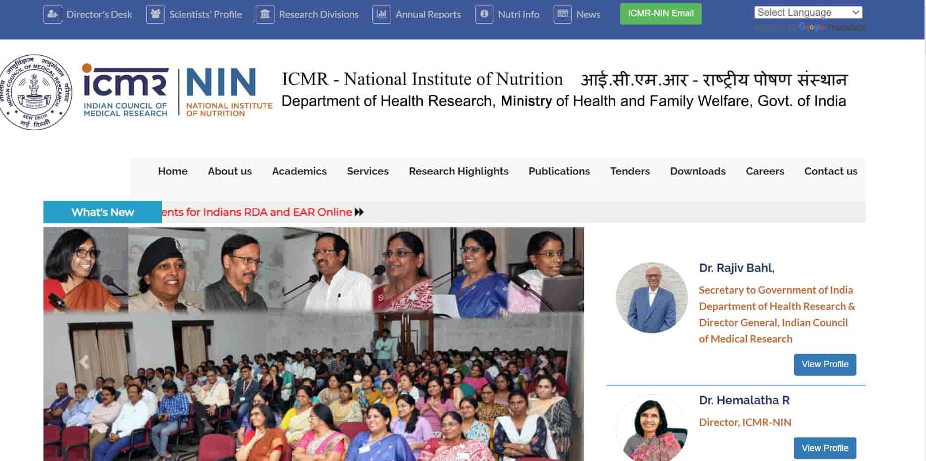 ICMR NIN Recruitment 2024 Walk In Interview For 26 SRF, Field Worker And Other Post