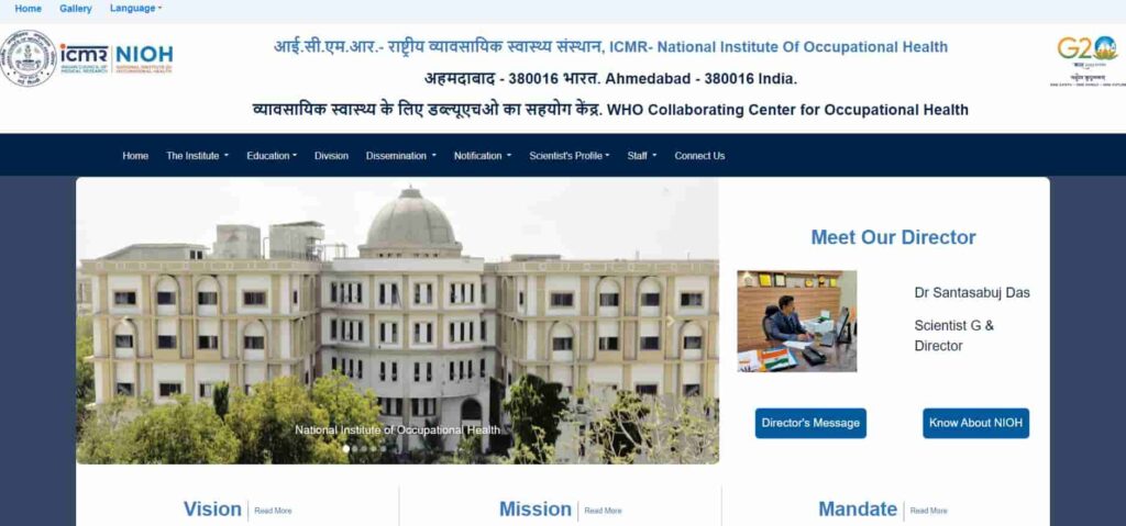 ICMR NIOH Recruitment 2024 Apply Online For UDC & LDC Post