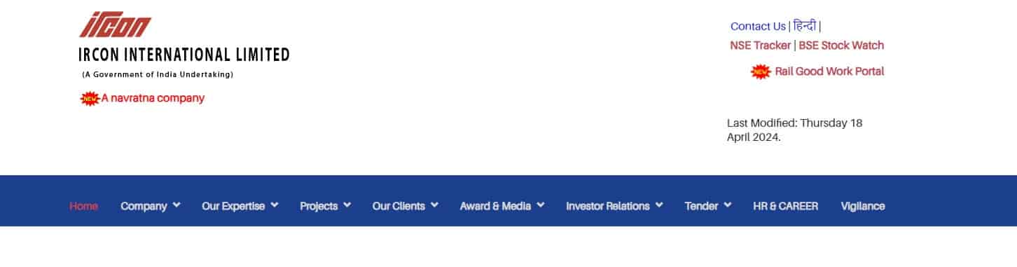 IRCON Vacancy 2024 Walk In Interview For Works Engineer (Civil) Post