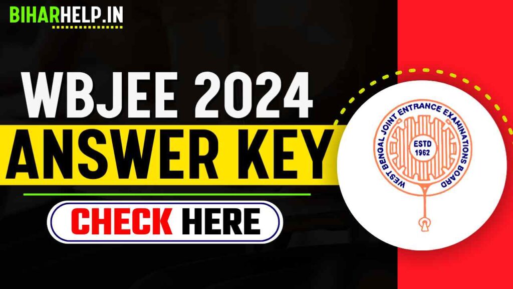 WBJEE Answer Key 2024 (Released) - Check Now Provisional Response Sheet ...