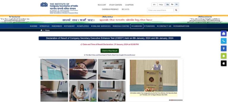 ICSI Recruitment 2024 Apply Online For 30 CRC Executive Post