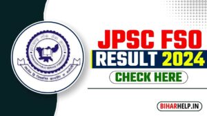 JPSC FSO Result 2024 - Check Here Food Safety Officer Results ...
