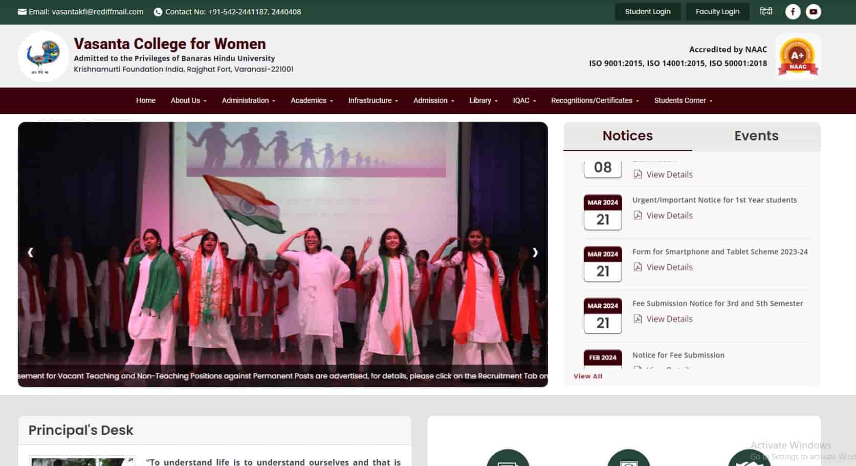 Vasanta College Varanasi Recruitment 2024 Apply For 14 Teaching & Non ...