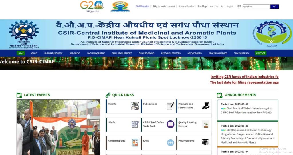 CSIR CIMAP Recruitment 2024 Walk In Interview For 12 Project Associate ...