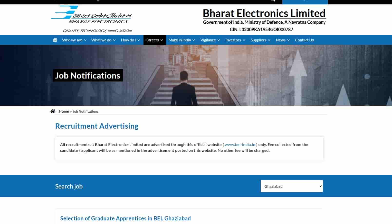 BEL Graduate Apprentice 2024 Notification Apply For 67 Vacancies